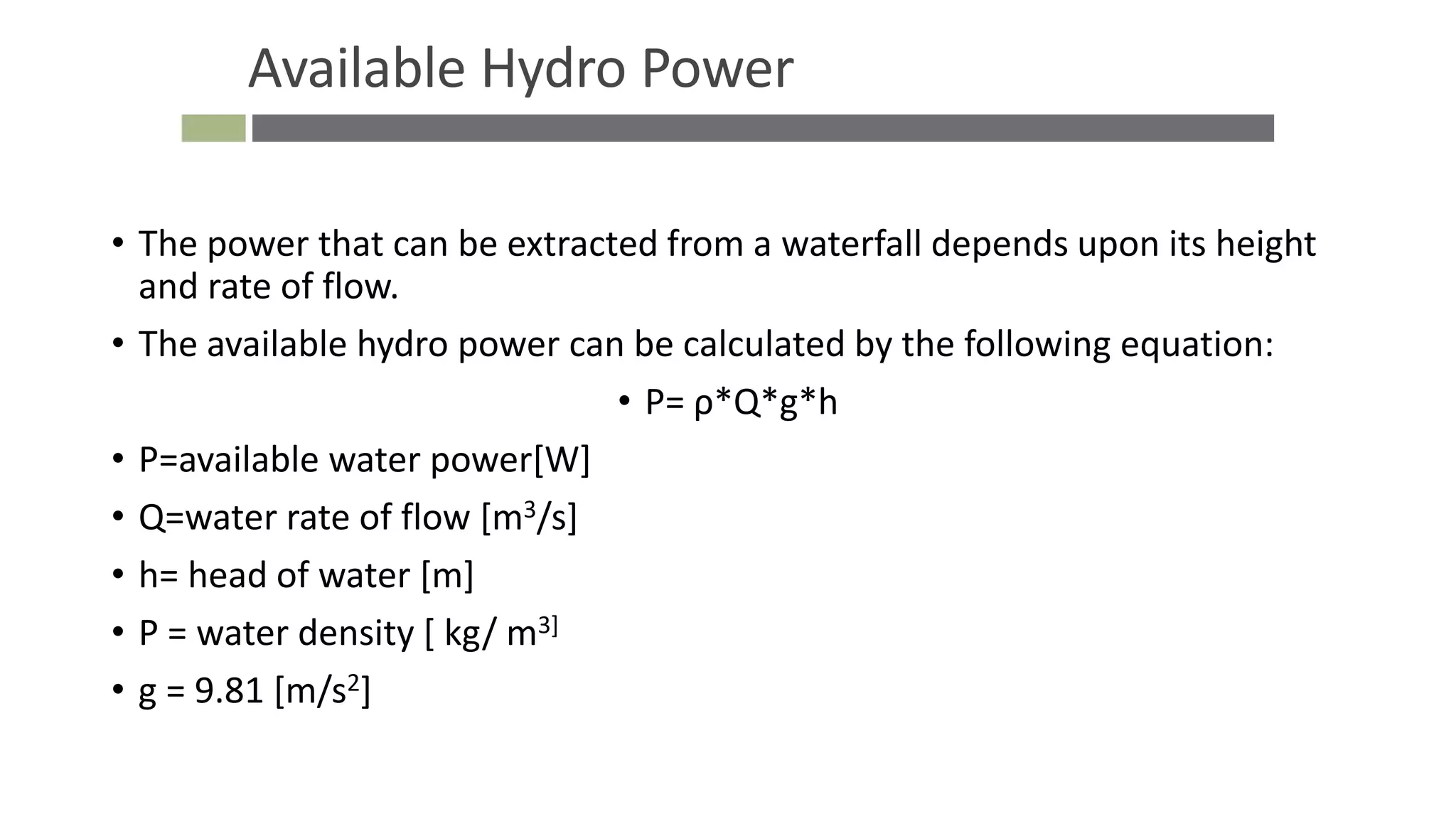 pumped hydro energy storage system | PPTX