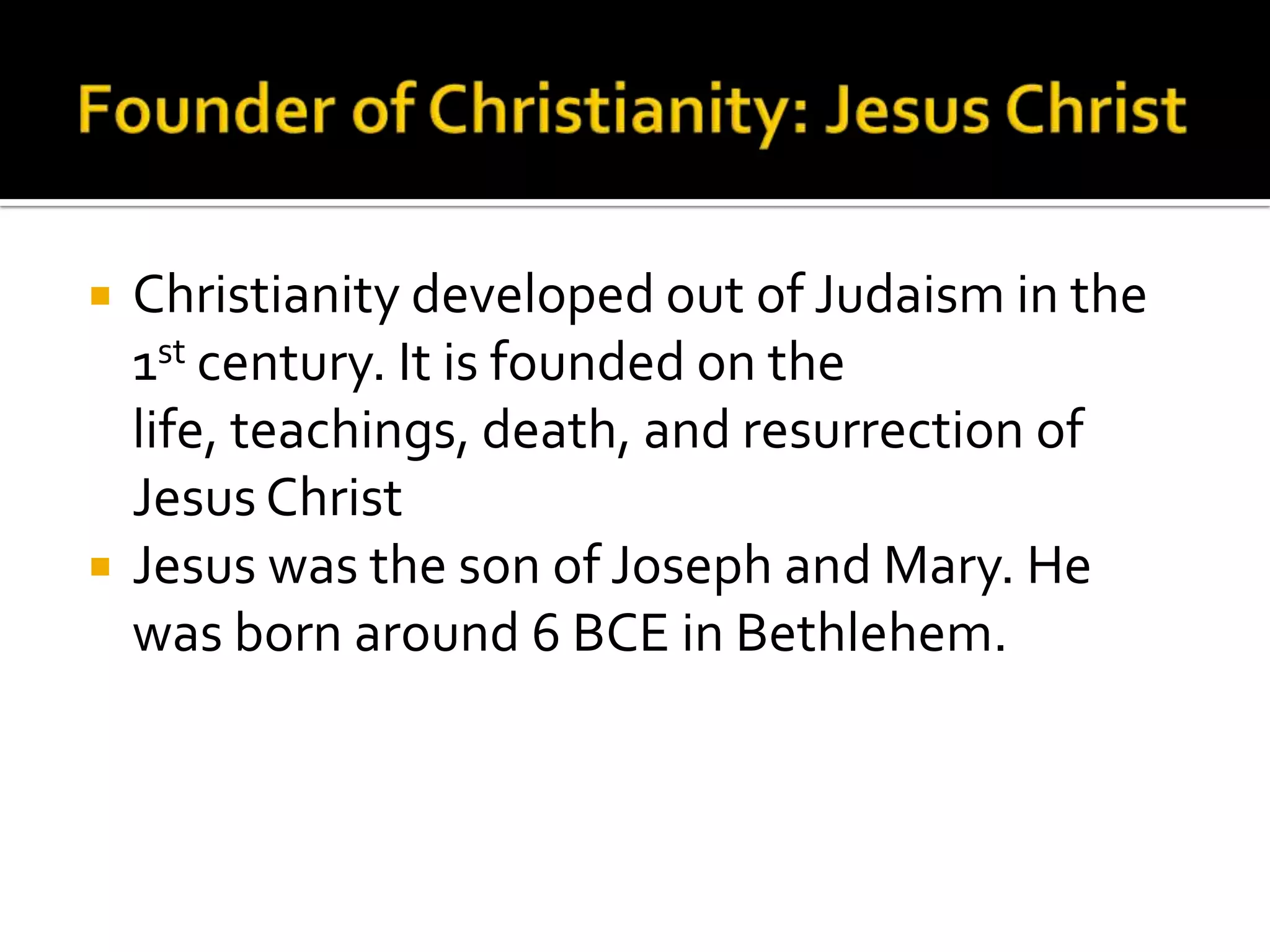 Founder of christianity | PPTX