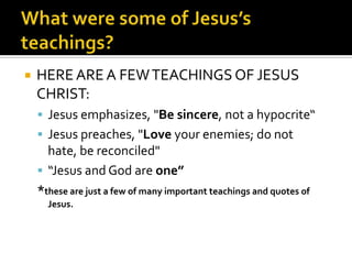 Founder of christianity | PPTX