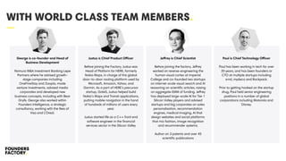 Founders Factory overview August | PDF | Internet | Computing