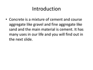 Concrete, The perfect concrete | PPT