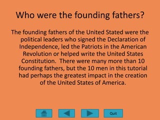 Founding Fathers | PPTX