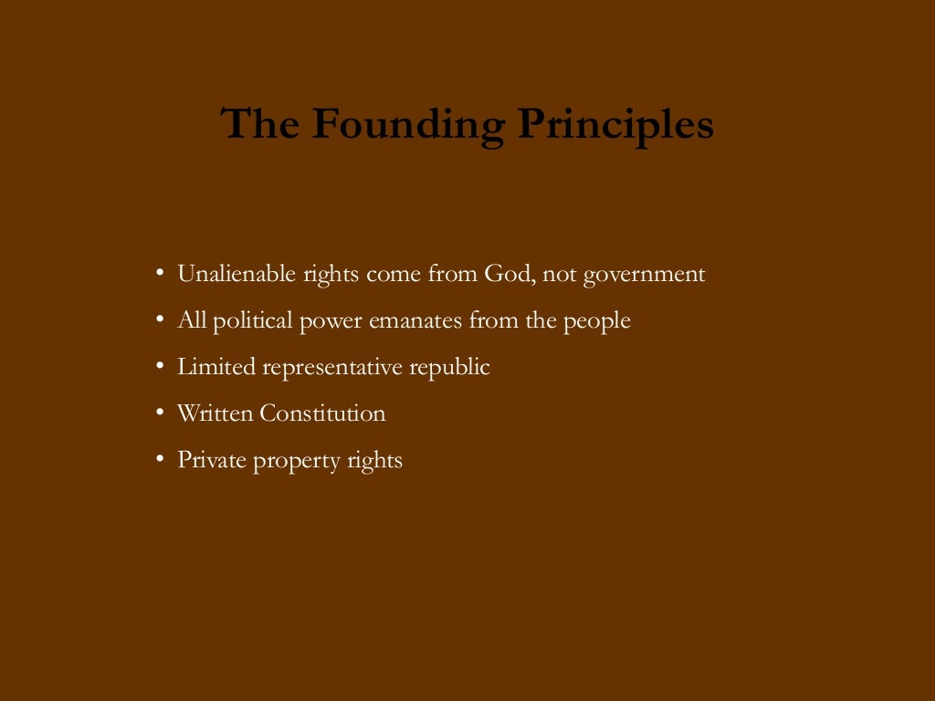 Founding Principles