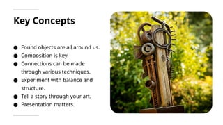Presentation for the Found Object Sculpture lesson | PPT