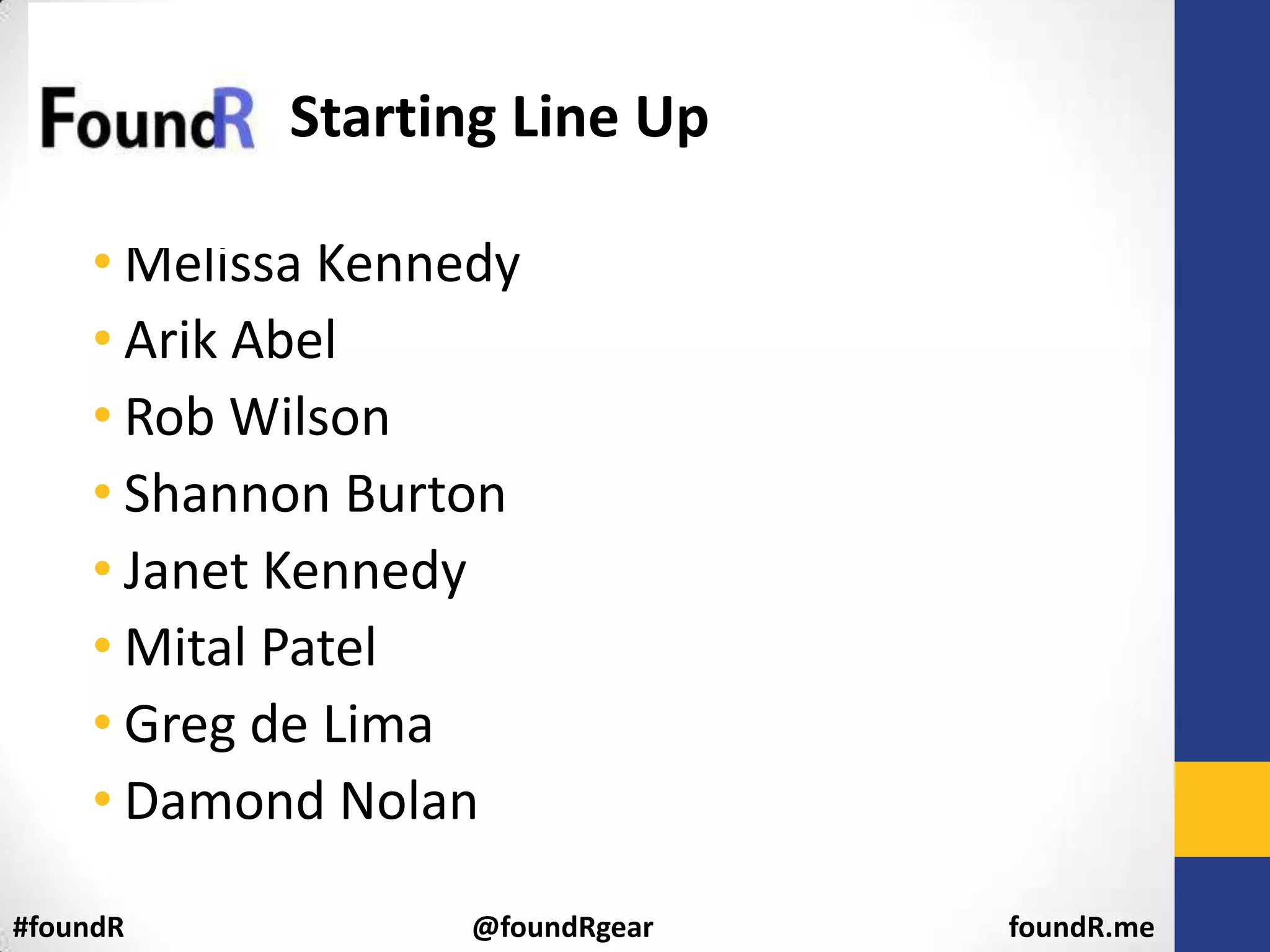 Launching FoundR: The company | PPTX