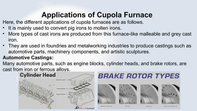 Deep dive into explanation of cupola furnace | PPT
