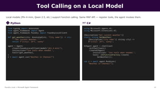 Run AI Locally: Foundry Local + Microsoft Agent Framework | Udaiappa ...