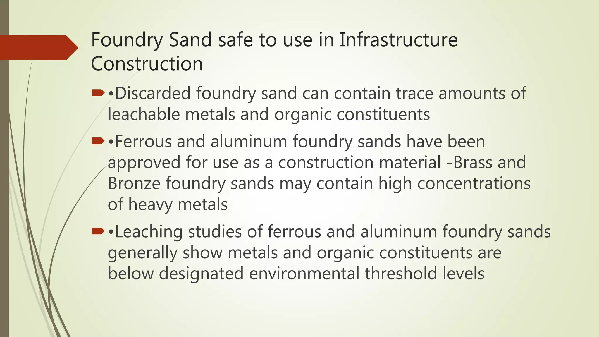 Foundry sand | PPTX