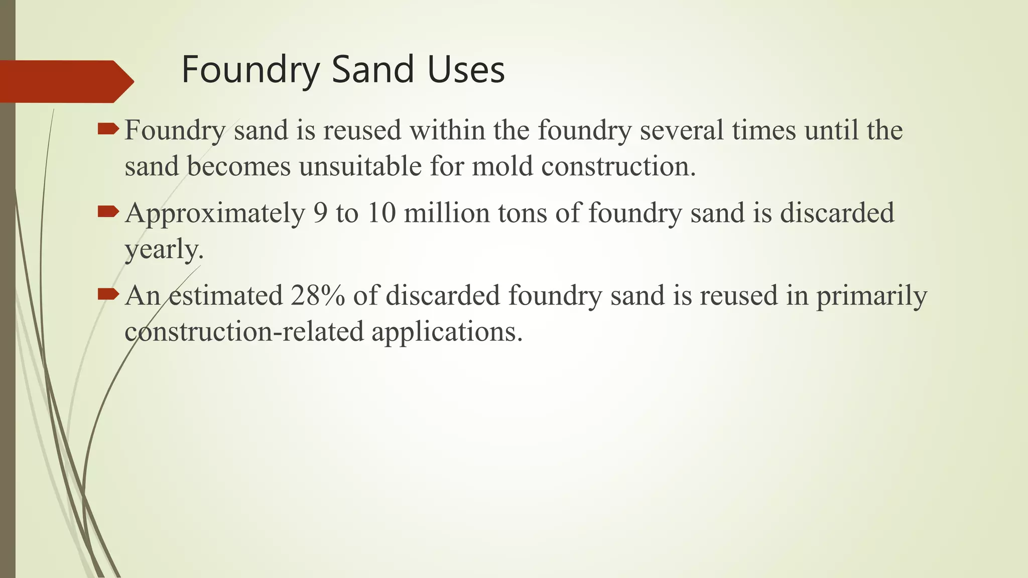 Foundry sand | PPTX