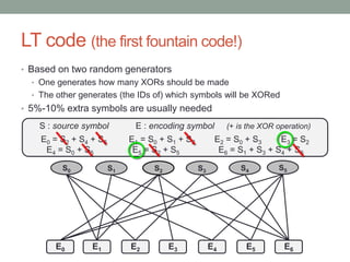 Raptor codes | PPTX
