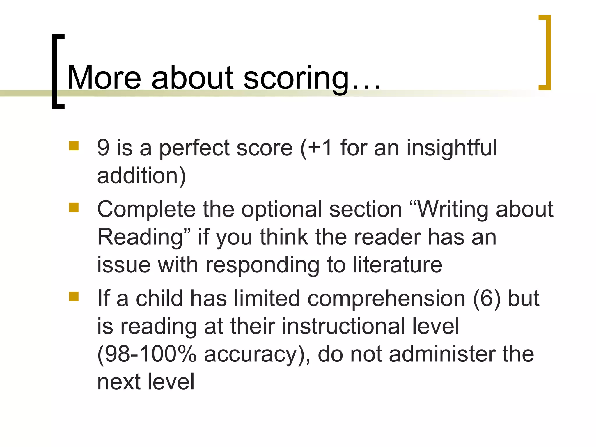 Fountas and Pinnell Benchmark Assessment System 2 | PPT