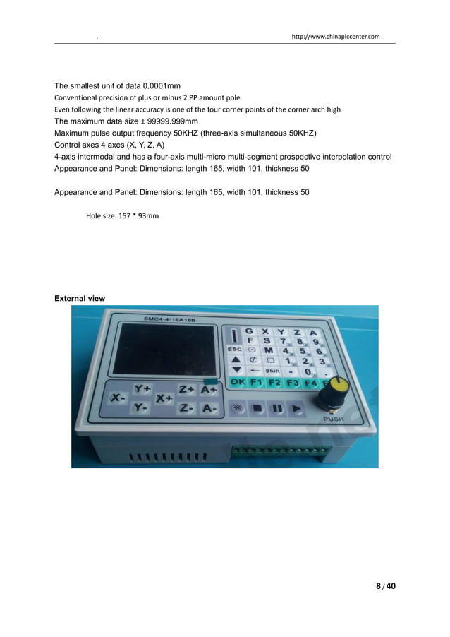 SMC4-4-16A16B offline CNC controller manual | PDF | Programming Languages | Computing