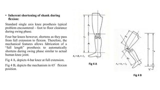 BIOMECHANICS OF FOUR-BAR LINKAGE PROSTHETIC KNEE MECHANISM | PPT