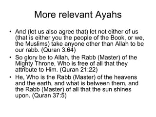 Four Basic Quranic Terms | PPT