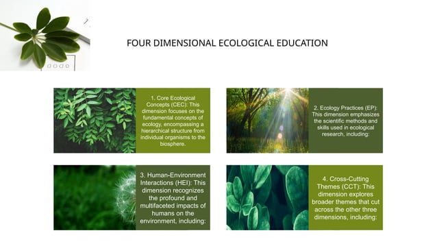 Four Dimension of Ecological Education.ppt