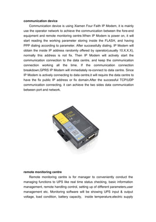 Four faith ups remote monitoring solutions | PDF | Computer Networking ...