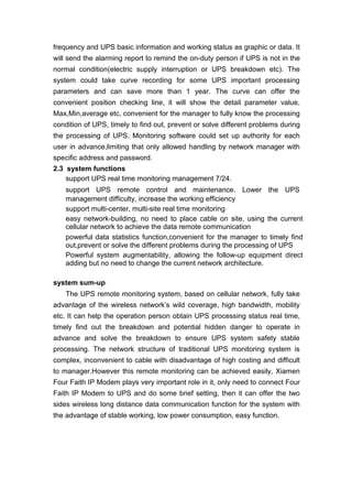 Four faith ups remote monitoring solutions | PDF | Computer Networking ...