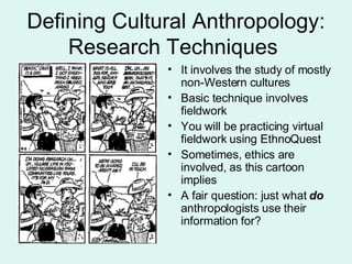 Four Fields in Anthropology | PPT