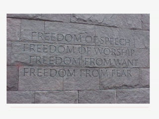 Four Freedoms - FDR Speech | PPT