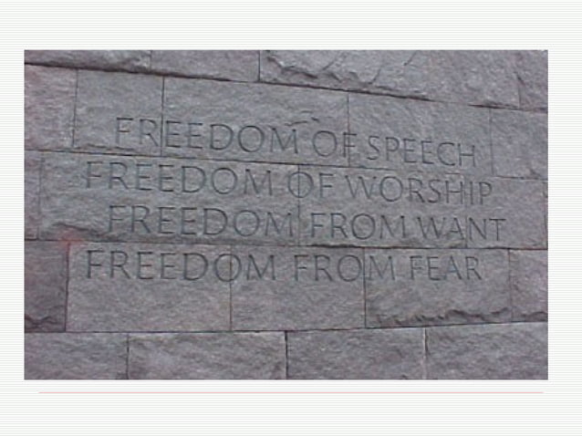 Four Freedoms - FDR Speech | PPT