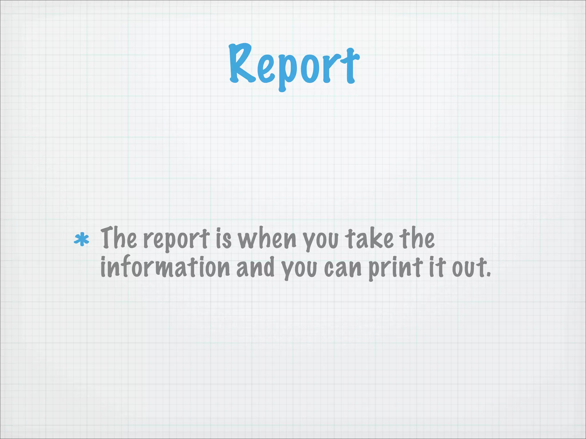 Four Parts of a Database | PPT