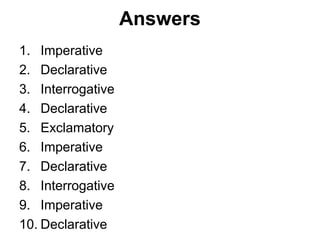 Four sentence-types-lesson | PPT