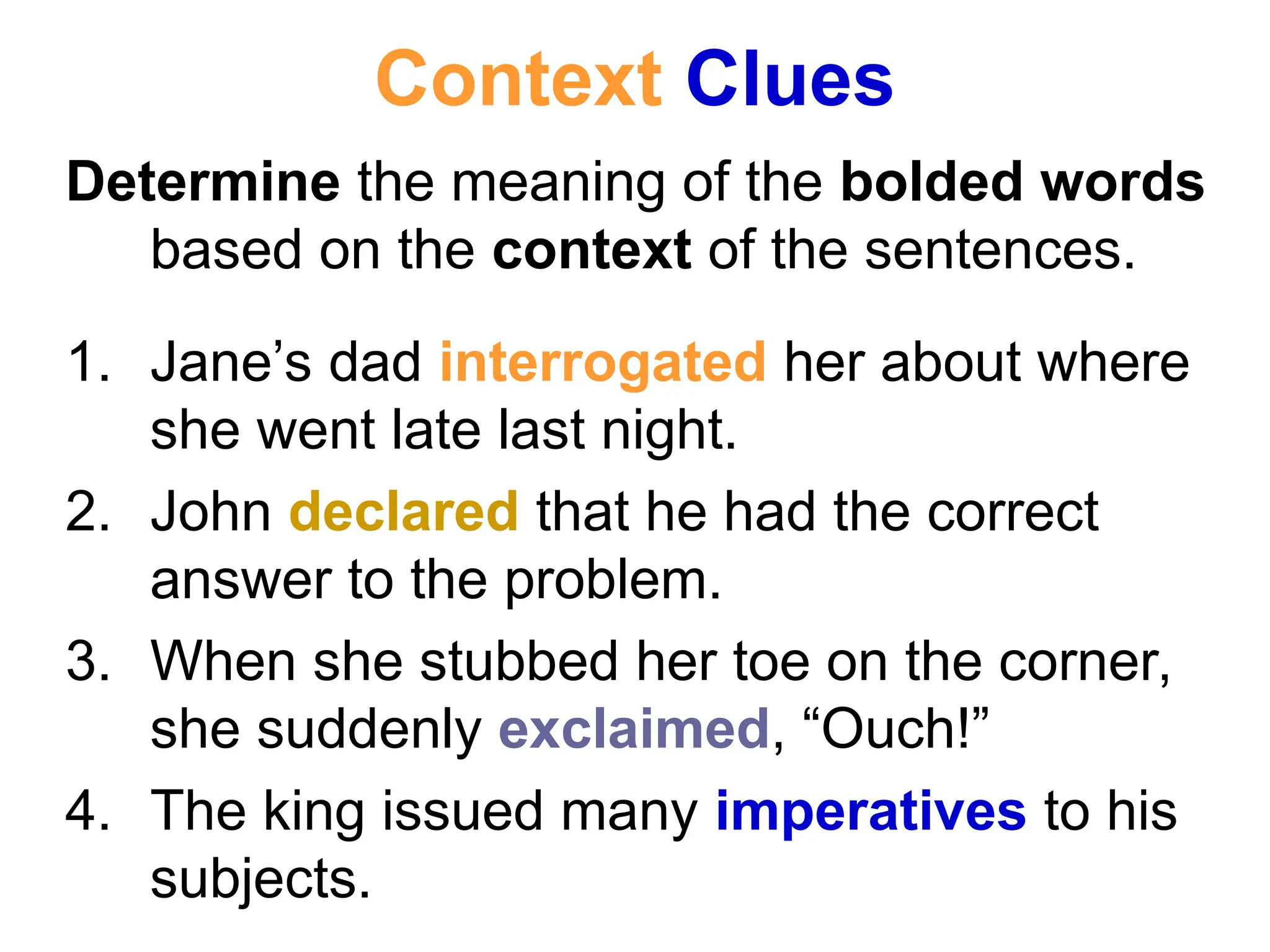 four-sentence-types-lesson.powerpoint presentatiion | PPT