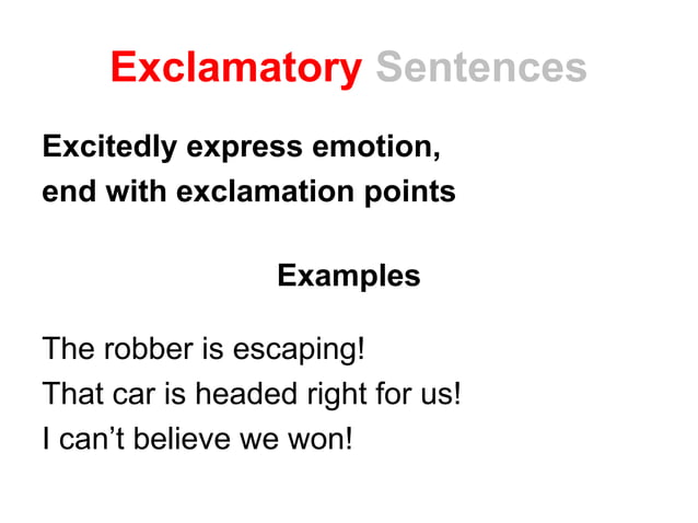 four-sentence-types-lesson.powerpoint presentatiion | PPT