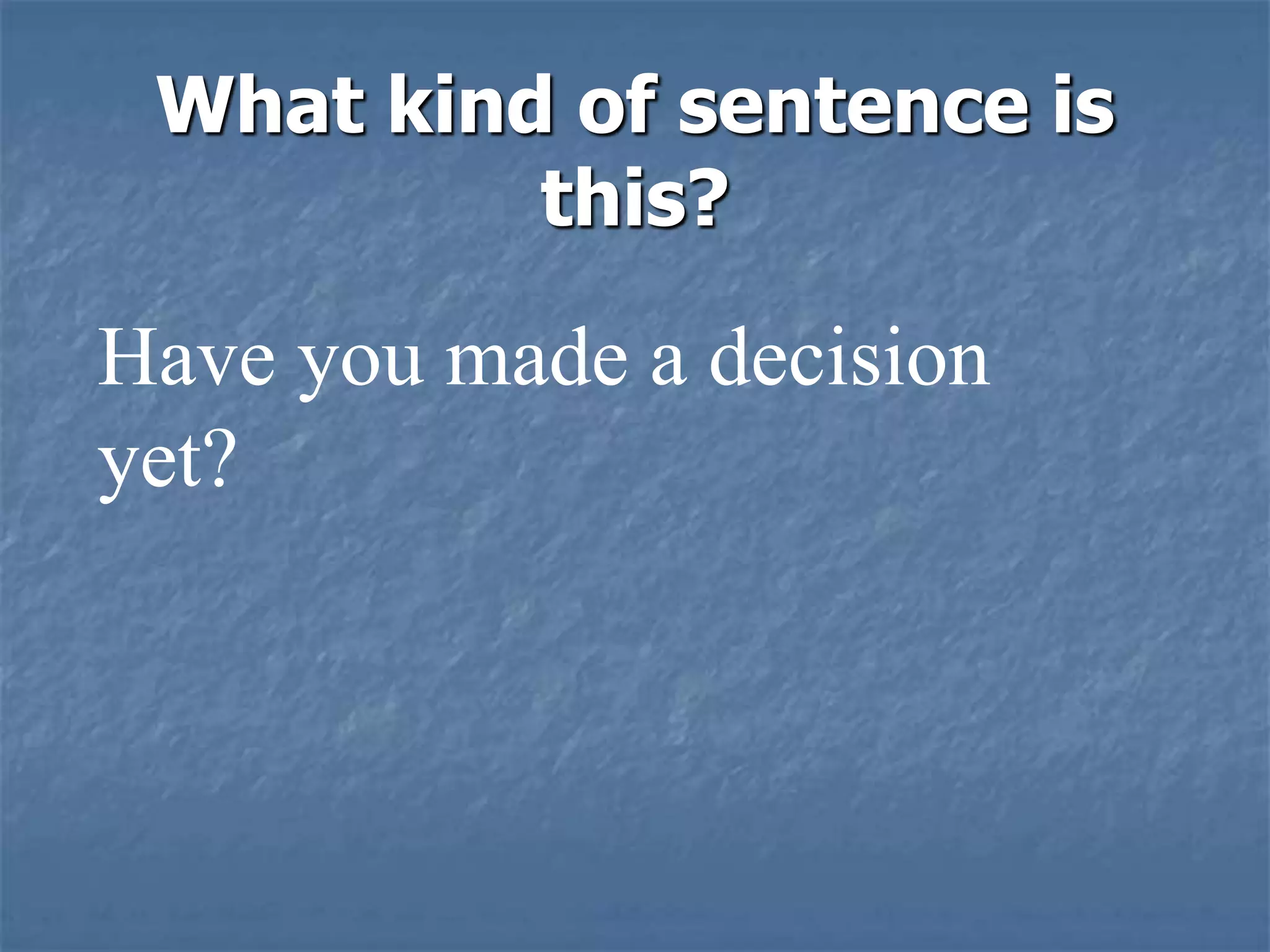 Four types-of-sentences | PPTX
