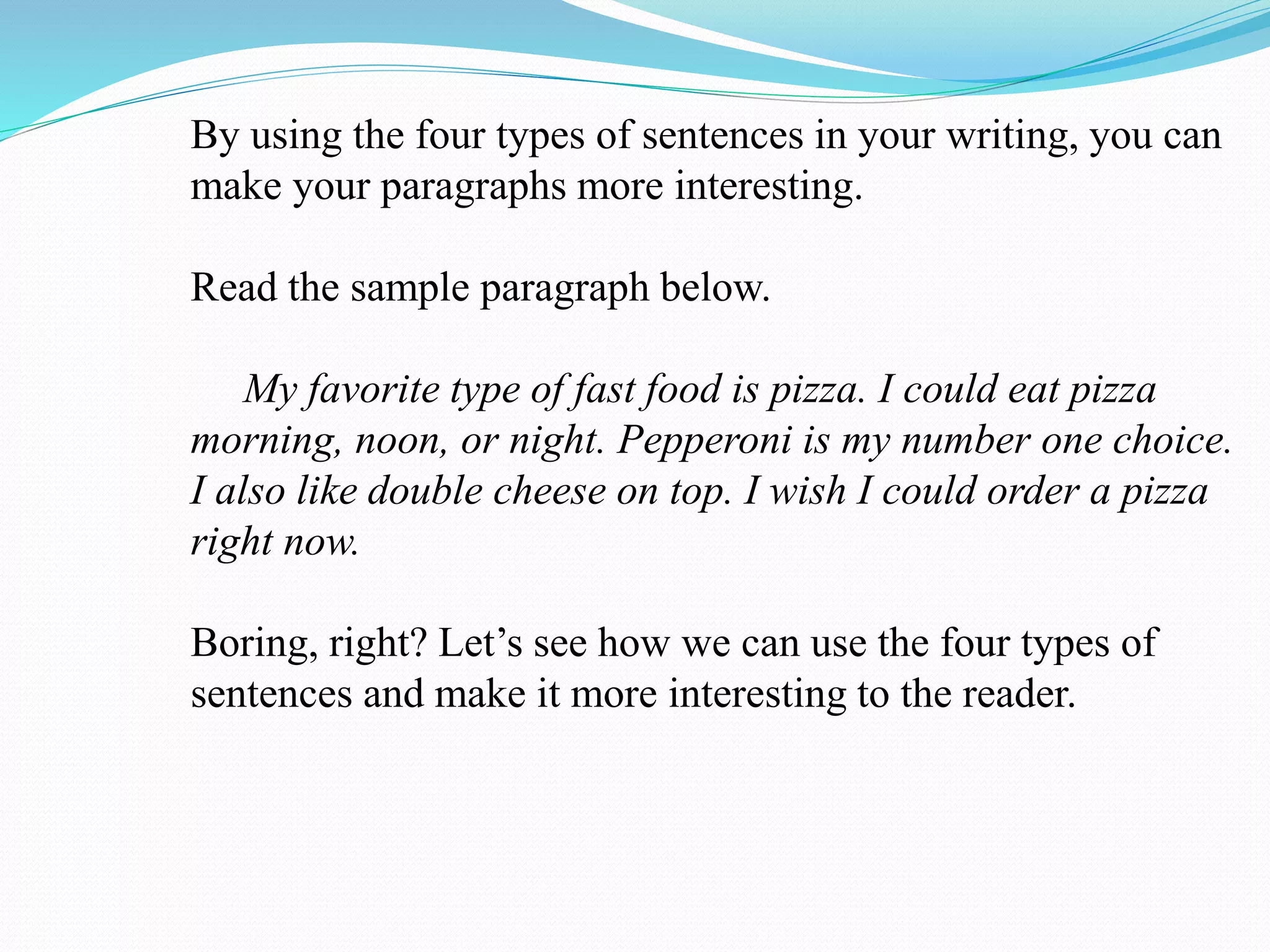 Four types-of-sentences | PPTX
