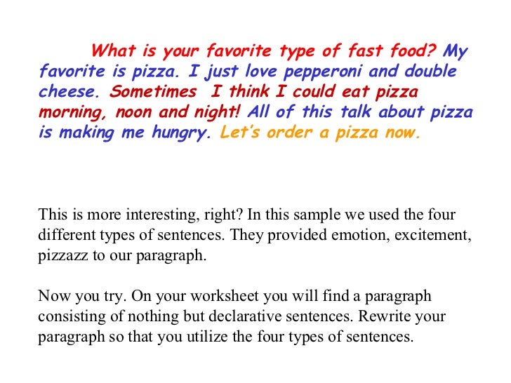 Four Kinds Of Sentences KINDS OF SENTENCES AND THEIR PUNCTUATION Four Kinds Of Sentences KINDS OF SENTENCES AND THEIR PUNCTUATION