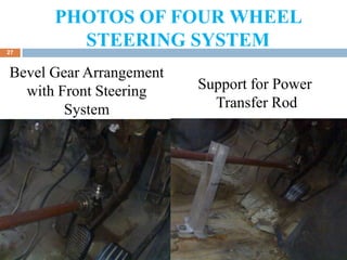 Four Wheel Steering System | PPTX