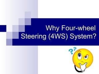 Four wheel steering system | PPT