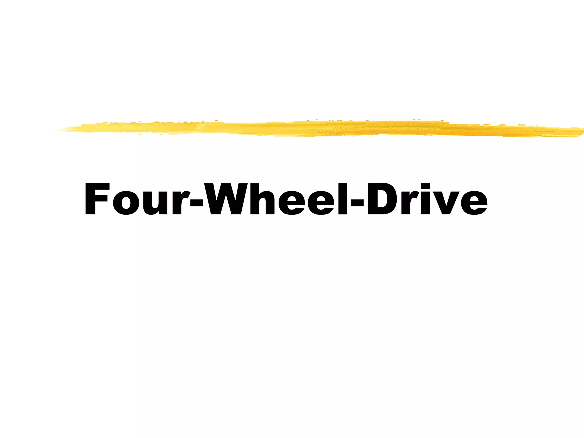 four-wheeldrive.ppt