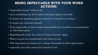 Four agreement of success | PPT