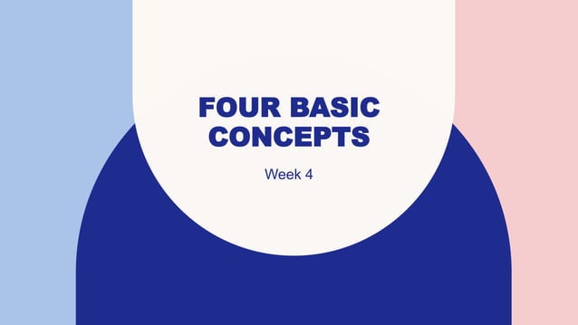 Four basic concepts.pptx | Physics | Science