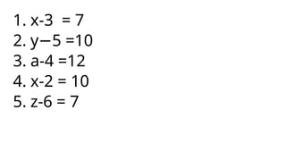 Four Basic Rules for Solving an Equation.pptx