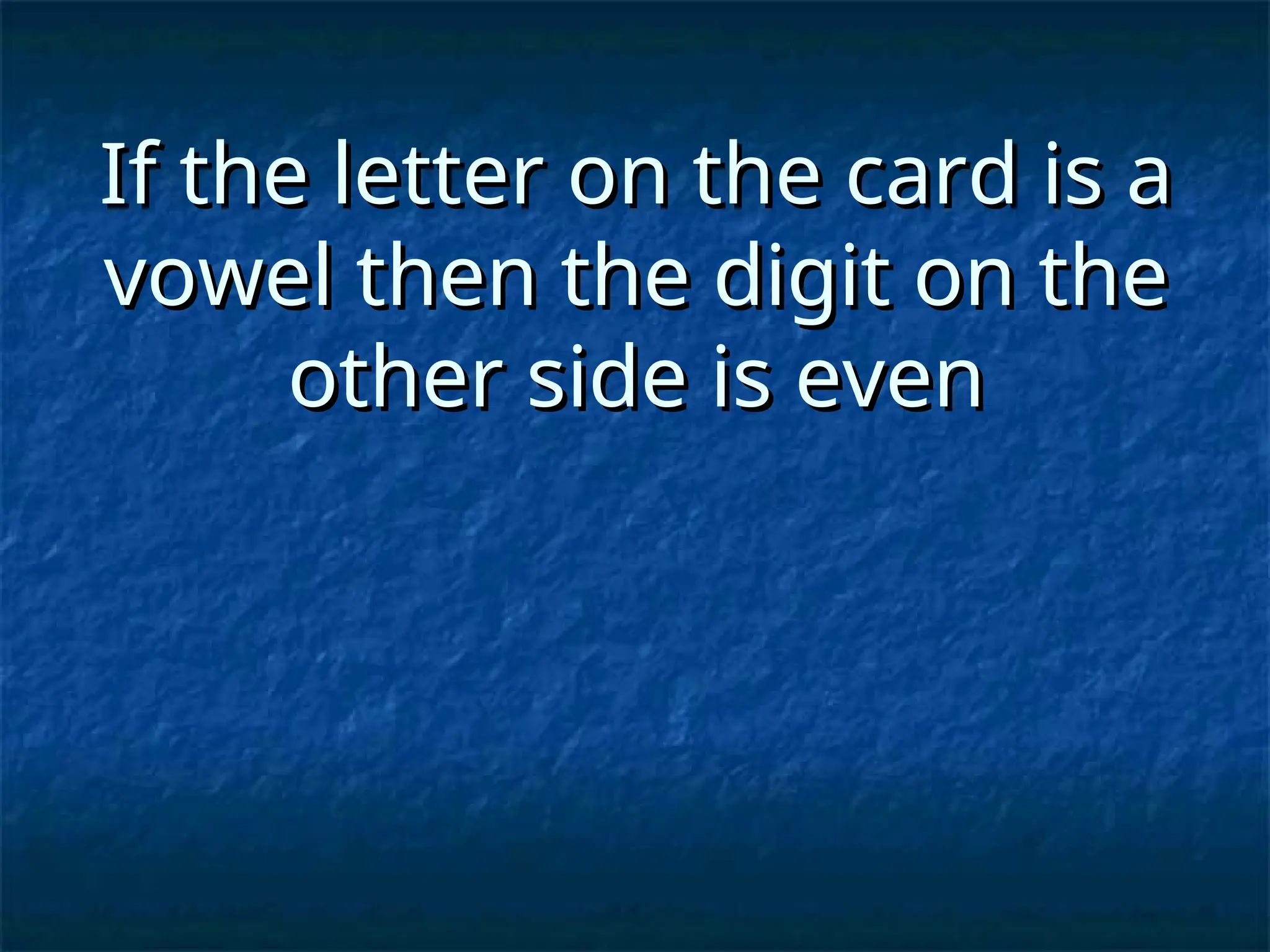 Maths starter for schools Four cards starter.ppt