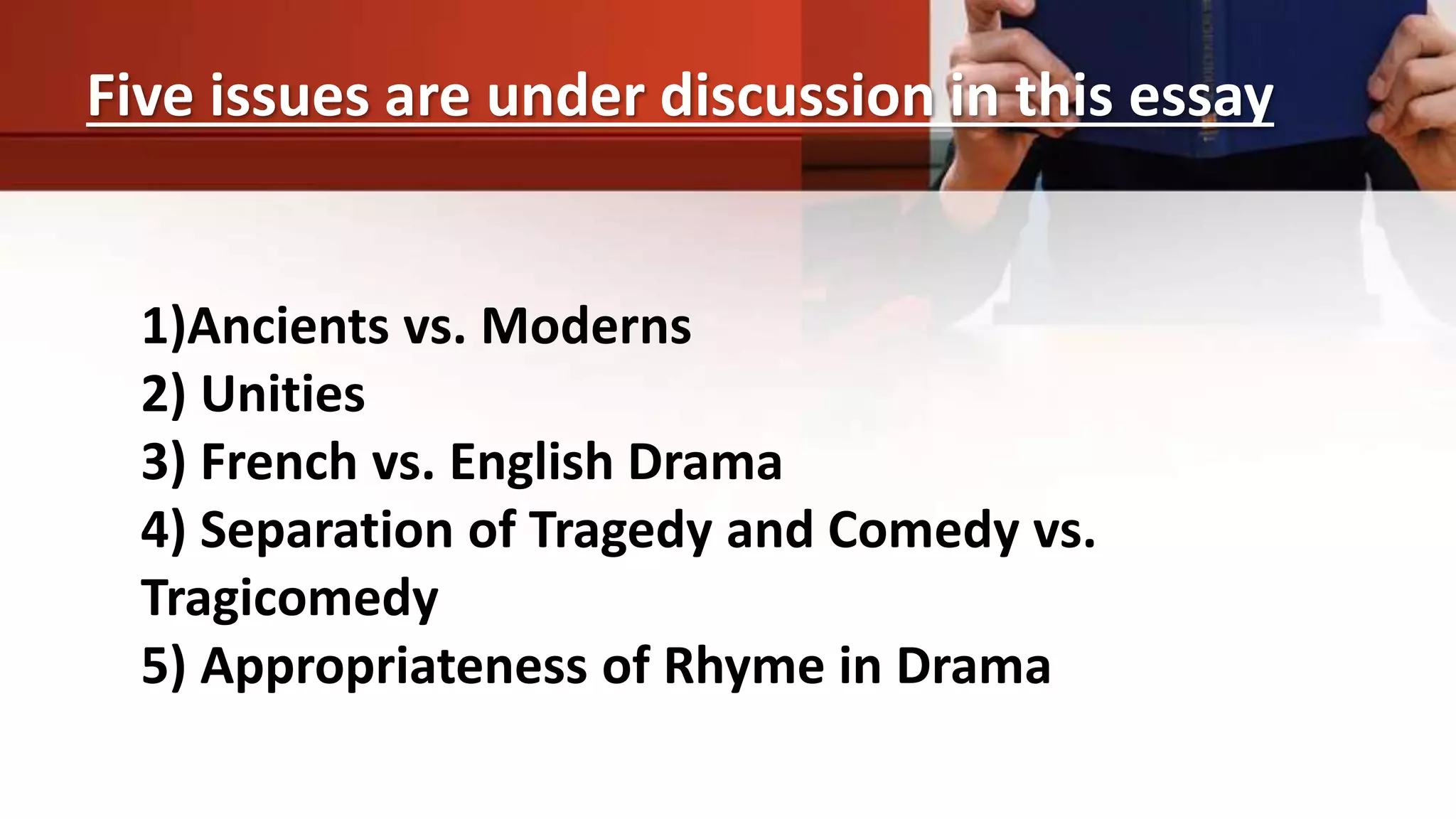 Four characters in Dryden's essay of dramatic poesy | PPTX