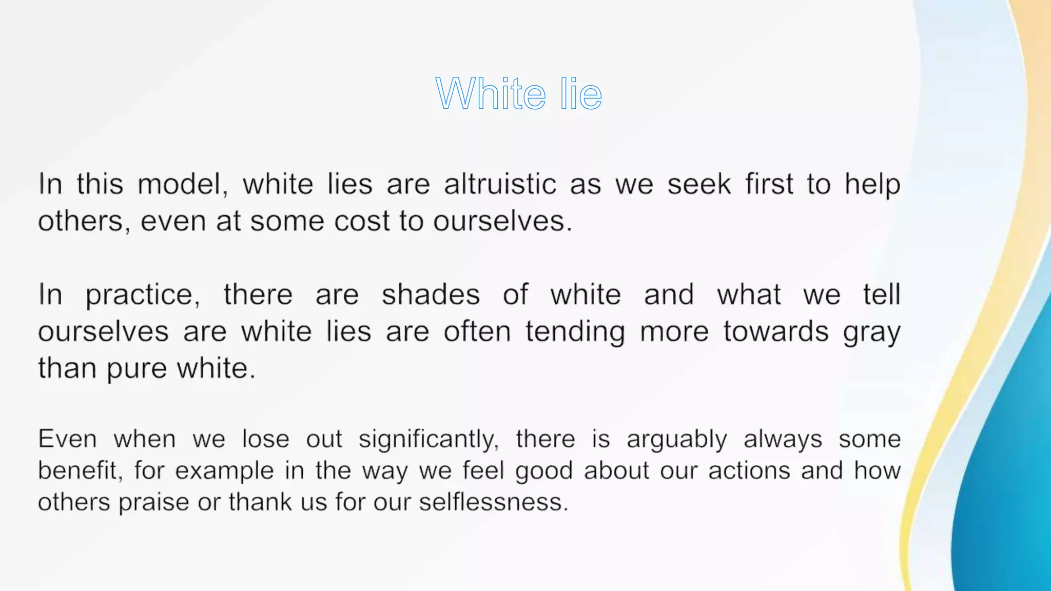 Four colors of lies ~hmftj | PPTX