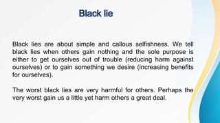 Four colors of lies ~hmftj | PPTX
