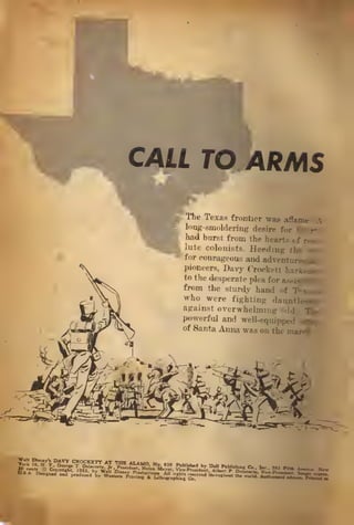 Davy Crockett At The Alamo - Free Comic | PDF