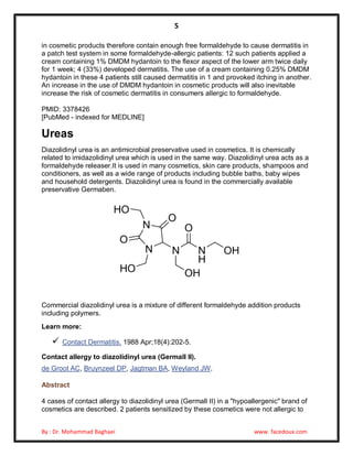 Four common formaldehyde releasers to avoid in your cosmetics and skin ...