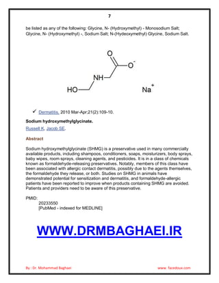 Four common formaldehyde releasers to avoid in your cosmetics and skin ...