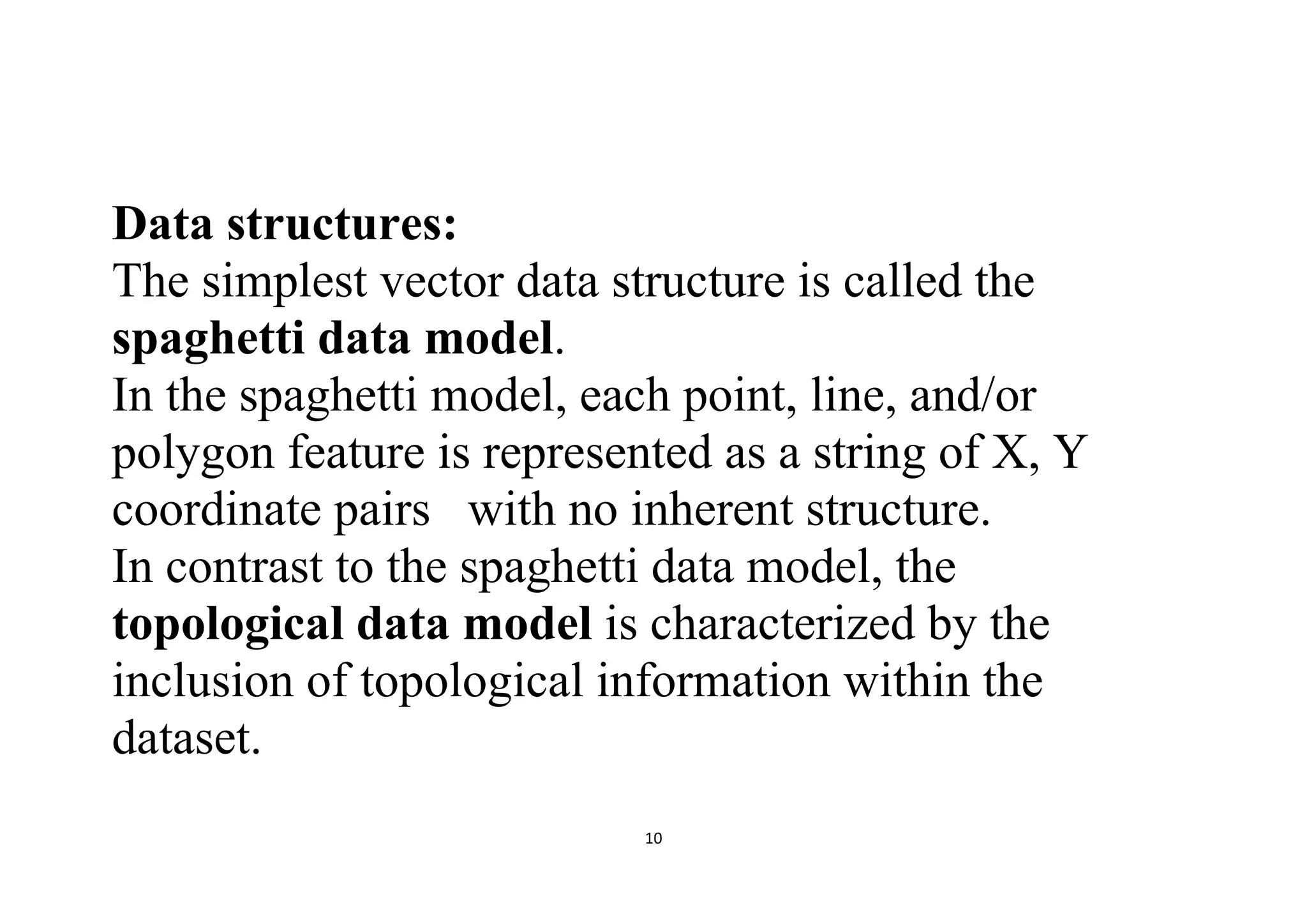 Four data models in GIS | PDF