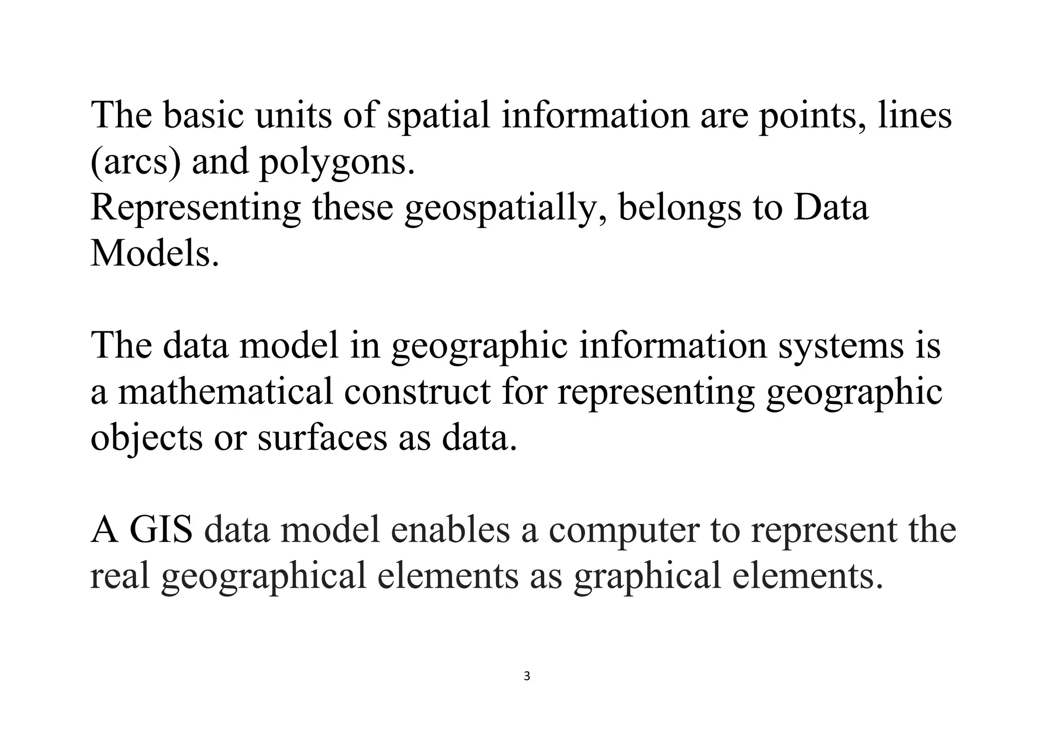 Four data models in GIS | PDF
