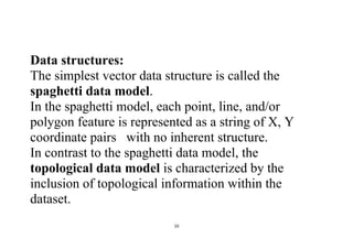 Four data models in GIS | PPT