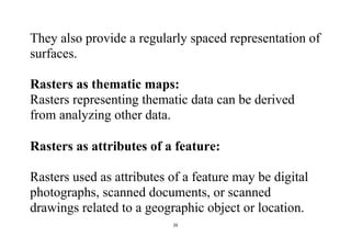 Four data models in GIS | PPT