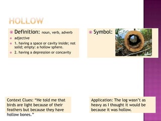 Four dimension vocabulary | PPT