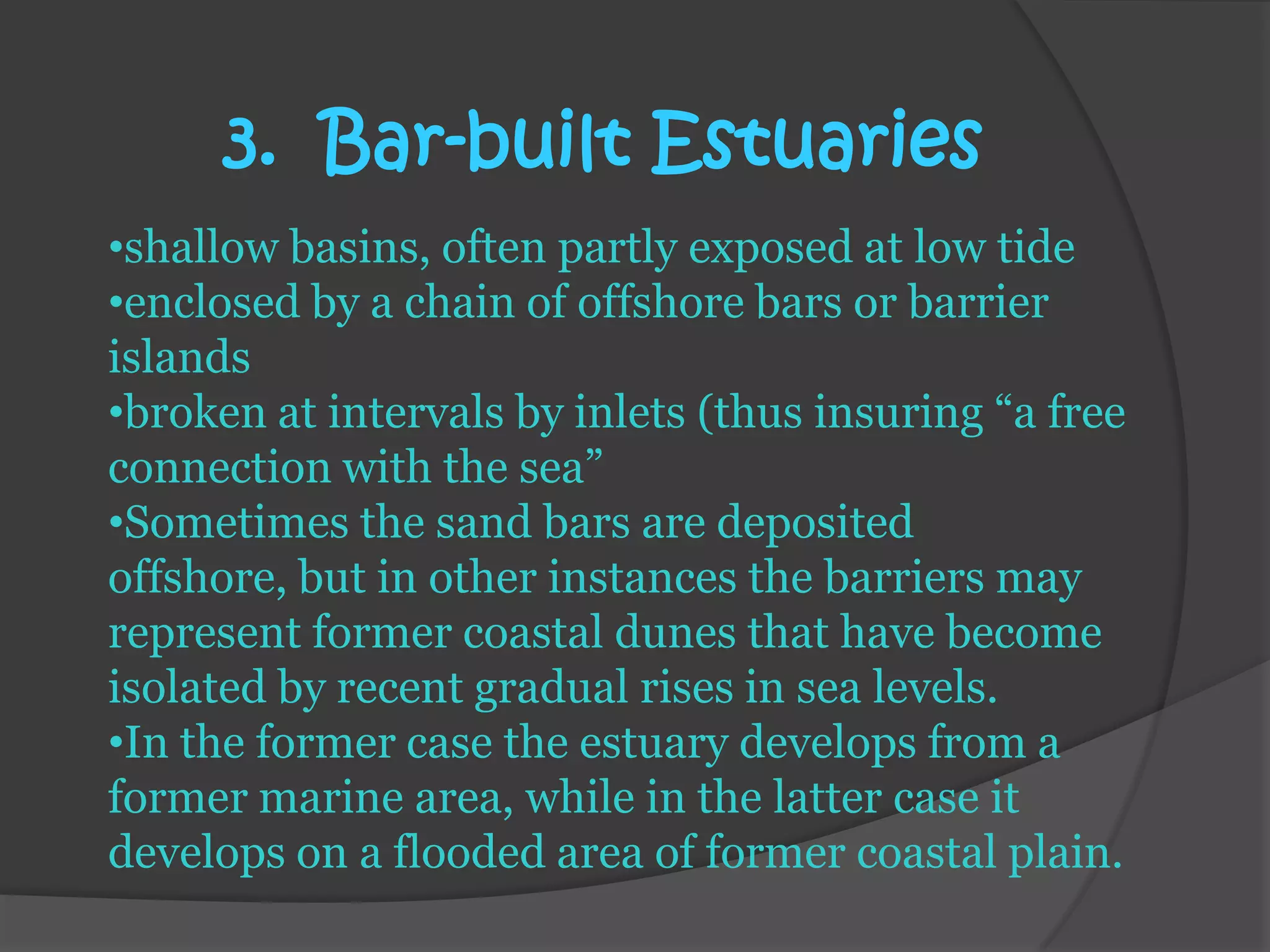 Four divisions of estuary | PPTX